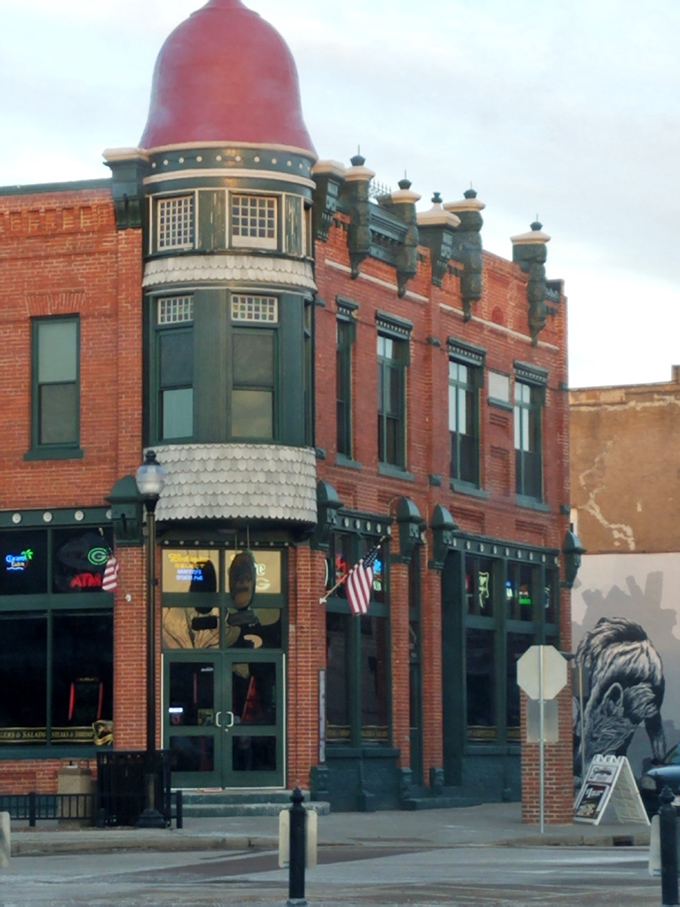 That distinctive architecture isn't just pretty—it's historic, standing proudly on the corner like it's keeping watch over downtown Stevens Point.