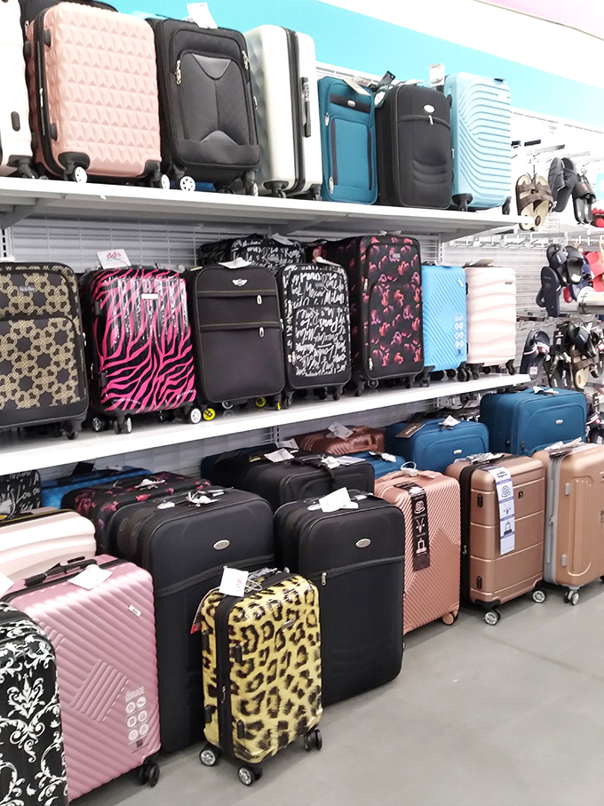 Luggage in patterns bold enough to stand out on the baggage carousel &ndash; leopard print, anyone?