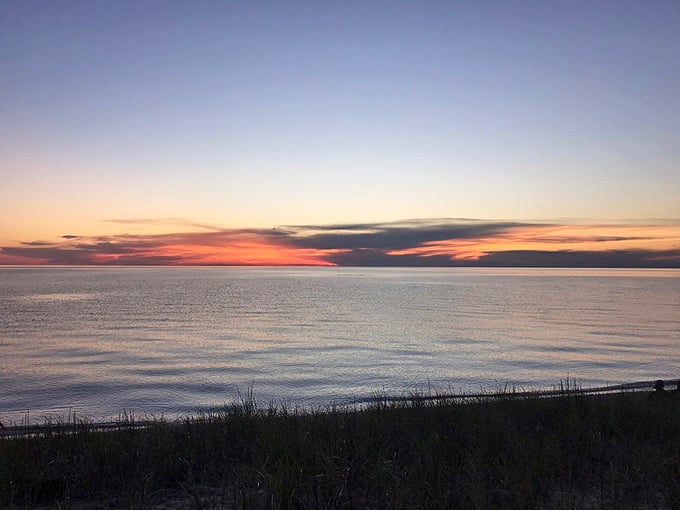Sunsets here don't just end the day&mdash;they celebrate it. Lake Michigan turns into liquid gold while the sky performs its nightly color symphony. 