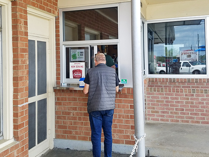 The takeout window: North Carolina's version of a drive-through Louvre, except the masterpieces come wrapped in paper.