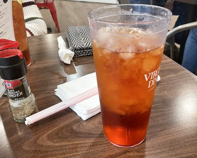 Sweet tea in a branded glass &ndash; the unofficial champagne of the South. One sip and you're practically a local.