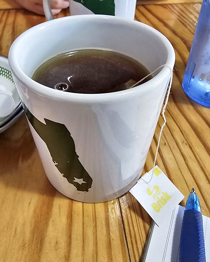 Even the coffee mugs tell Florida's story&mdash;state-shaped and ready to fuel your exploration of breakfast's final frontier.