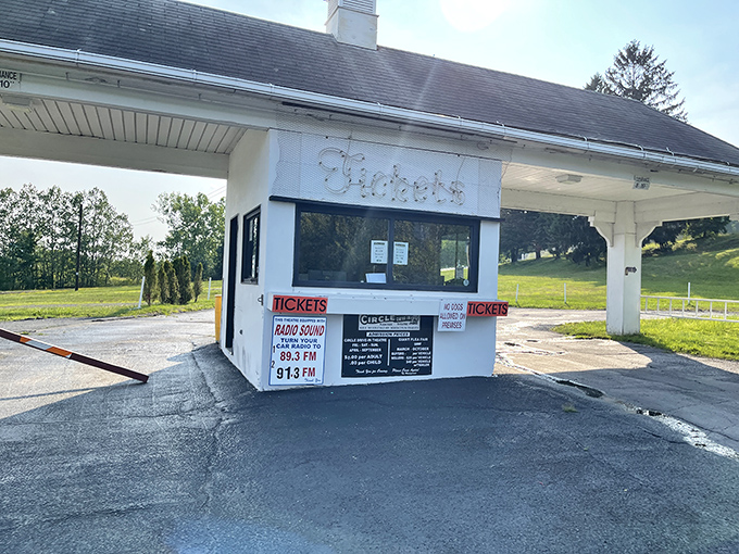 The humble ticket booth&mdash;gateway to an evening of big-screen adventures that won't require a second mortgage unlike those multiplex palaces.