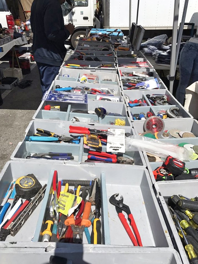 Tool heaven for the DIY devotee. Each compartment contains the solution to a home repair problem you didn't know you had.