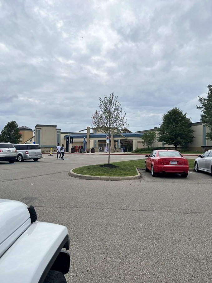 The expansive parking lot&mdash;first checkpoint in your shopping adventure and later, the challenge of remembering where you parked among fellow bargain hunters.