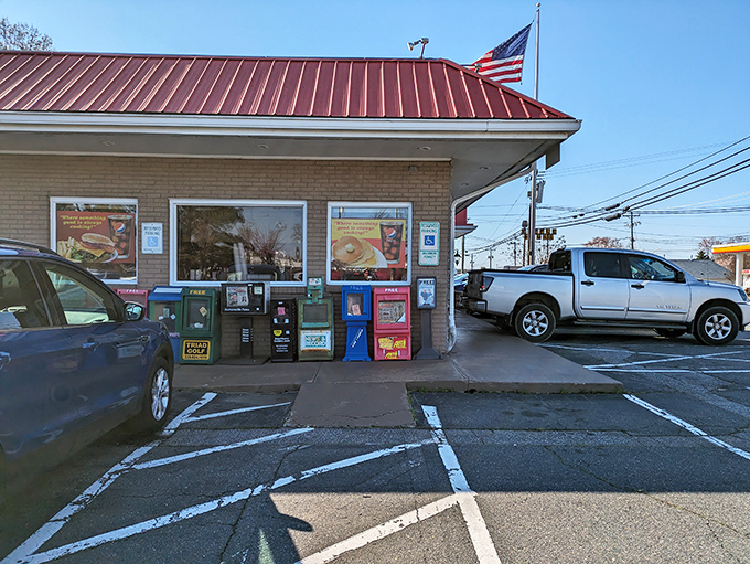 Morning light streams through windows, illuminating a patron enjoying that peaceful moment before the day truly begins.