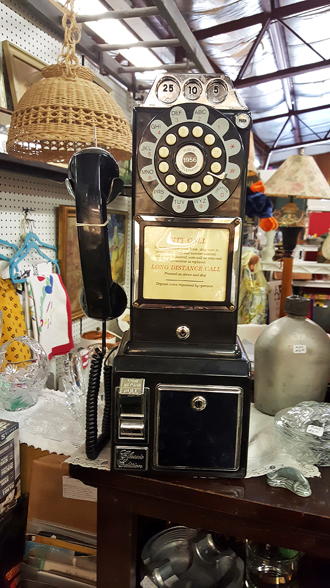 A rotary phone that connected families before smartphones existed, now a charming reminder of simpler communication days.