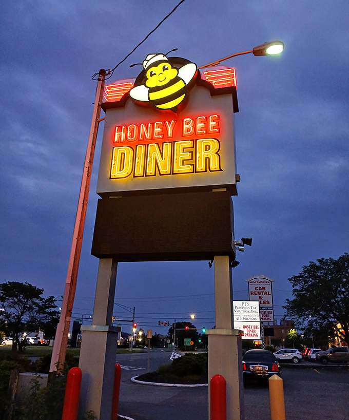 Clear signage that eliminates any confusion about where to find Maryland's most legendary breakfast experience.