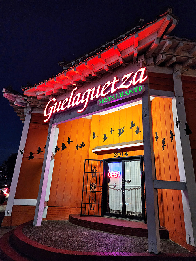 Guelaguetza glows like a Oaxacan jewel box at night, promising mole sauces that will redefine your understanding of Mexican cuisine.