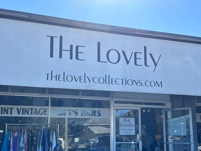 Vintage market charm radiates from every corner of this carefully curated shopping destination.