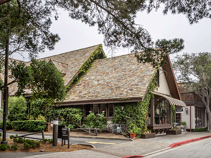 No street addresses, no problem in Carmel. When every building looks this charming, who needs numbers anyway?