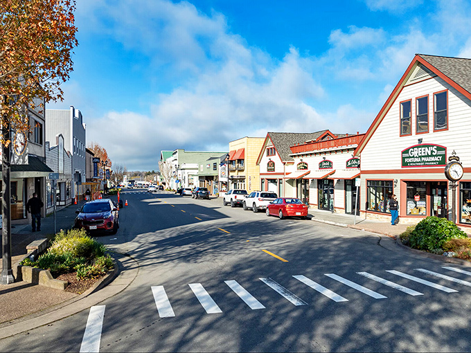 The lush landscape surrounding Fortuna creates a verdant backdrop for homes where gardens thrive and mortgages don't overwhelm.