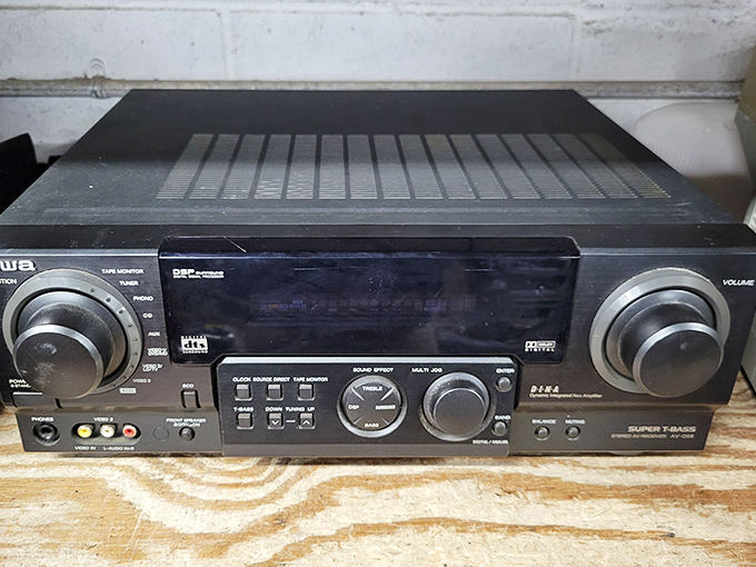 The stoic stereo receiver, a technological elder statesman that once commanded living room attention and powered countless dance parties.