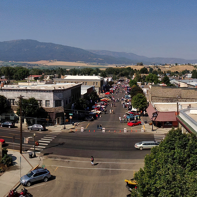 From above, Joseph reveals its perfect positioning between mountains and valley. Small town, big views, and endless possibilities for adventure.