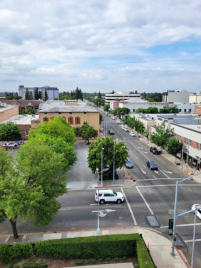 Aerial views reveal a city that balances growth with green spaces and sanity.