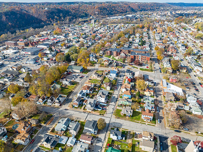 From above, New Brighton reveals itself as a perfect grid of possibility, where each intersection represents another chance for community.
