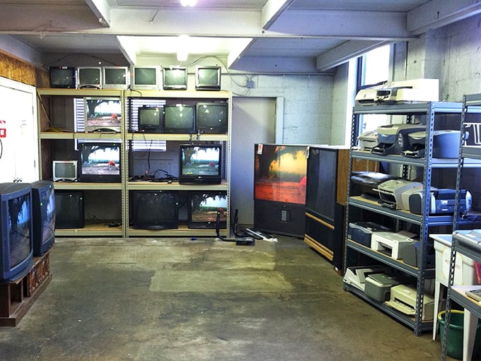The electronics graveyard&mdash;where yesterday's cutting-edge technology comes to find new purpose with budget-conscious buyers who appreciate vintage charm.