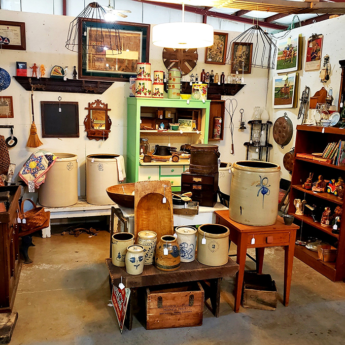 Stoneware heaven! These salt-glazed crocks and jugs once preserved everything from pickles to moonshine&mdash;now they preserve a slice of American history.