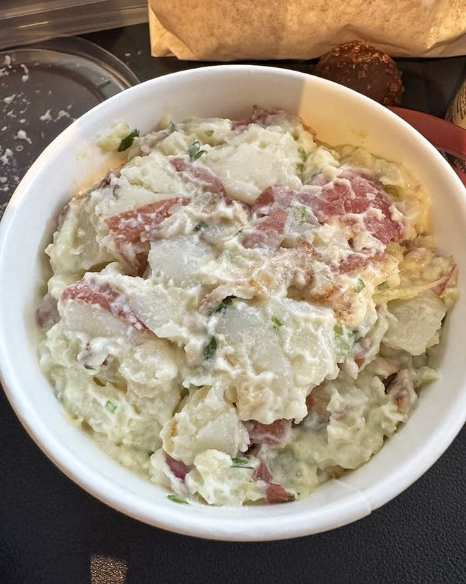 Potato salad that makes you question why you ever settled for the sad, soupy stuff at family picnics.