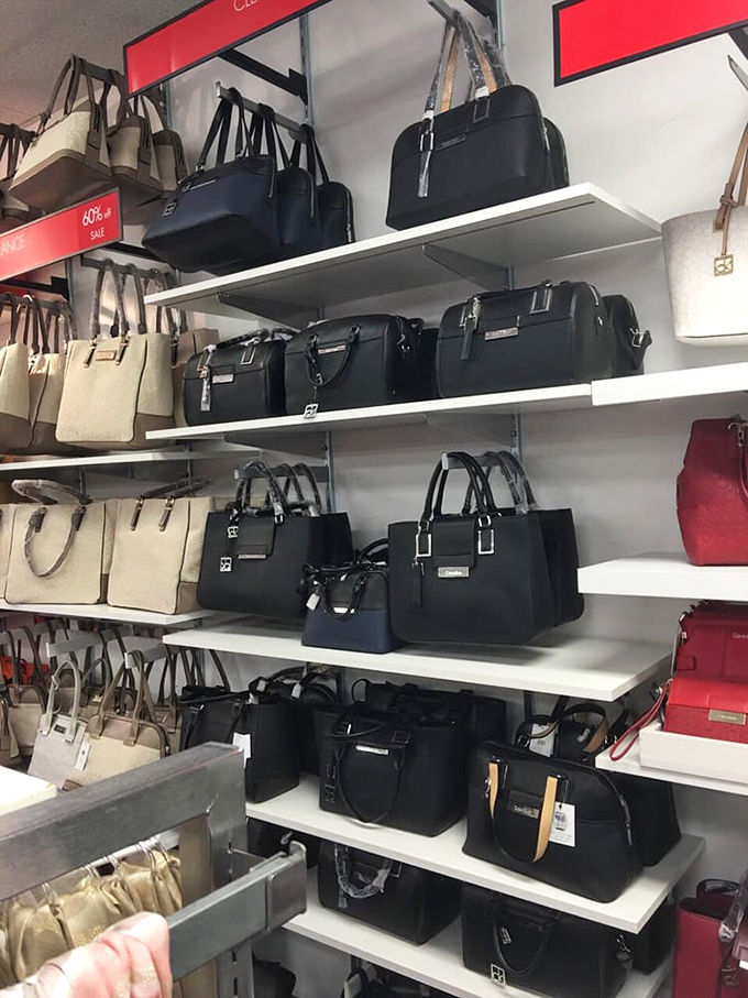 Designer handbags at outlet prices—where "I shouldn't" quickly transforms into "I deserve this" faster than you can say "discount."