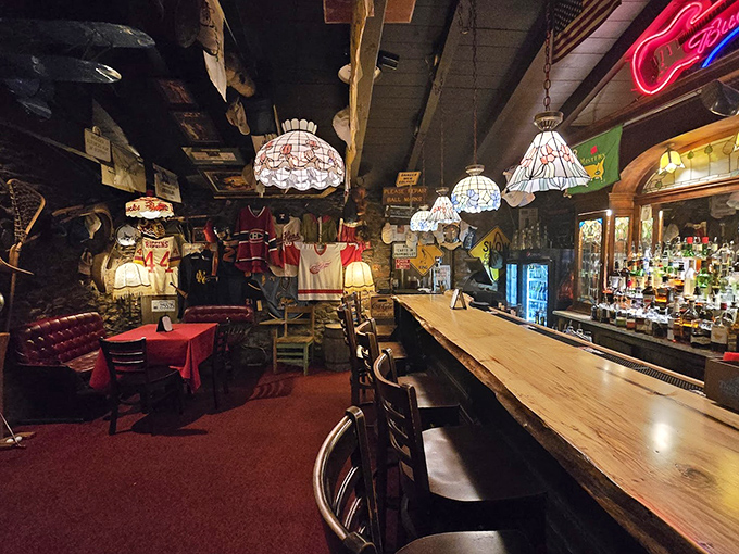 The bar doesn't just serve drinks&mdash;it tells stories through Tiffany lamps and wooden beams, a place where strangers become friends over perfectly mixed manhattans.