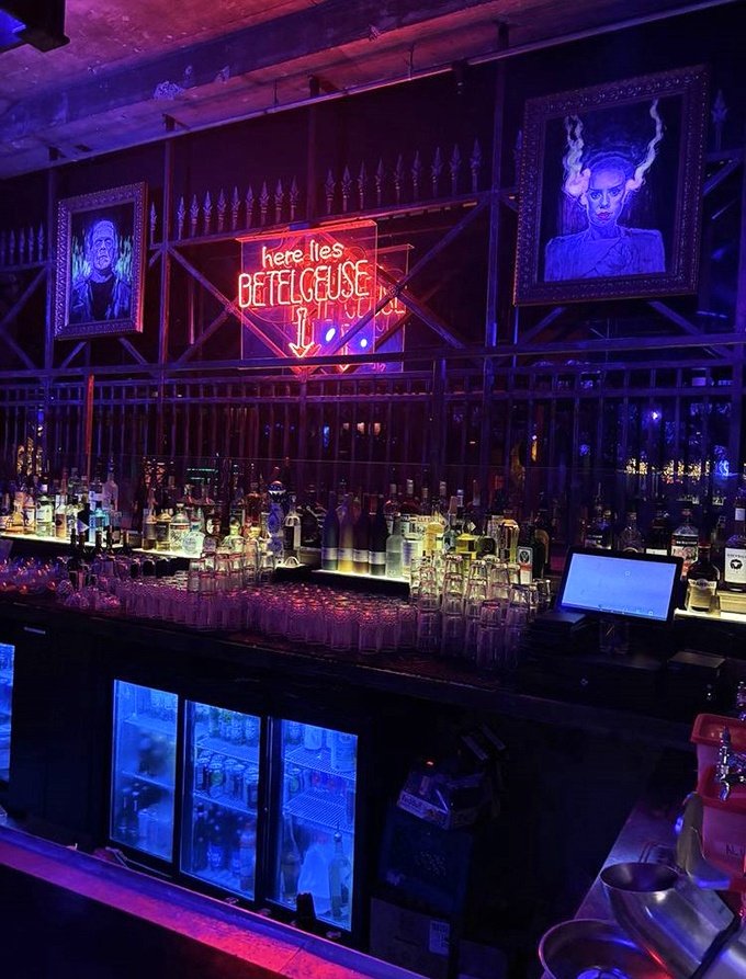 The bar becomes center stage where skilled mixologists craft drinks worthy of standing ovations.
