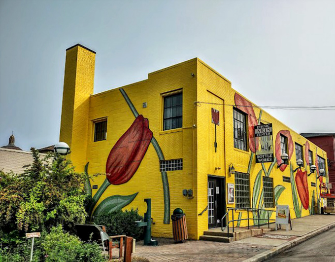 Bottle Works transforms industrial heritage into affordable art that feeds the soul, not debt.