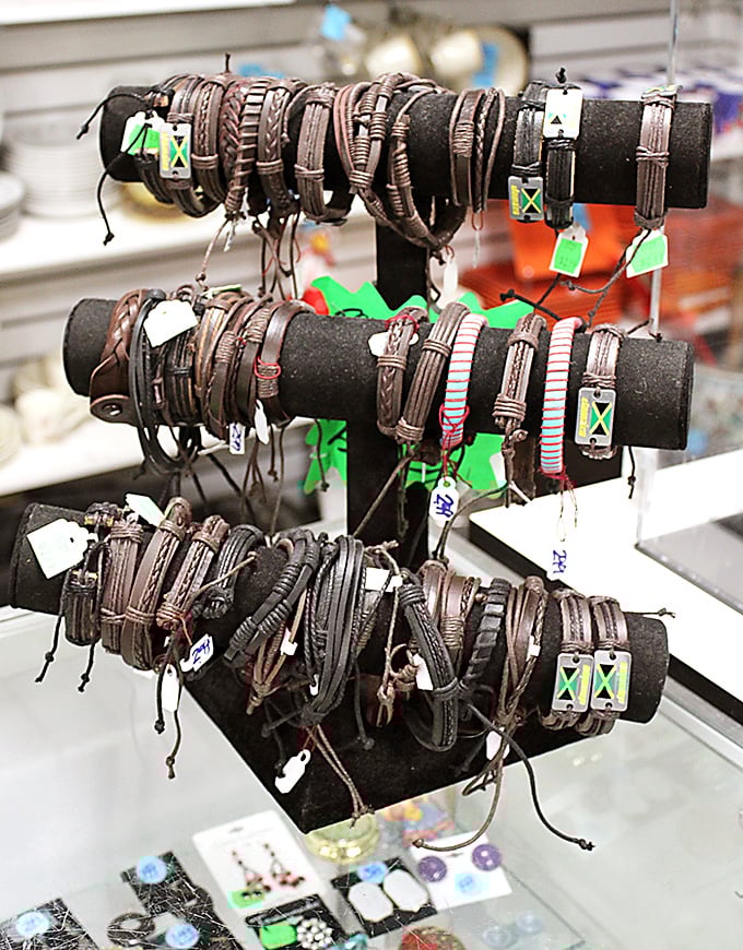 Wrist candy galore! These handcrafted bracelets bring global style to local wrists without the passport stamps.