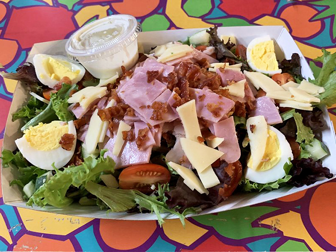 The chef salad proves that even the classics get elevated treatment at this remarkable Jacksonville Beach destination.