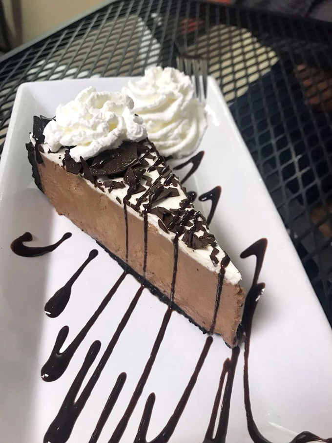 A chocolate mousse pie that doesn't just end your meal&mdash;it provides closure, therapy, and possibly the meaning of life.