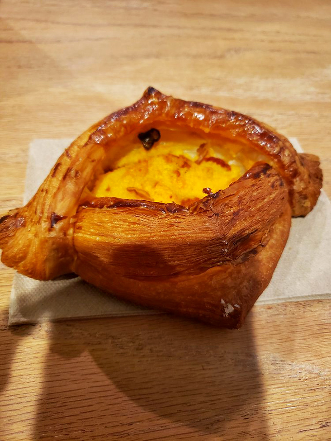 This isn't just a savory pastry&mdash;it's breakfast architecture. The golden cheese and chorizo create a morning masterpiece worth framing before devouring.