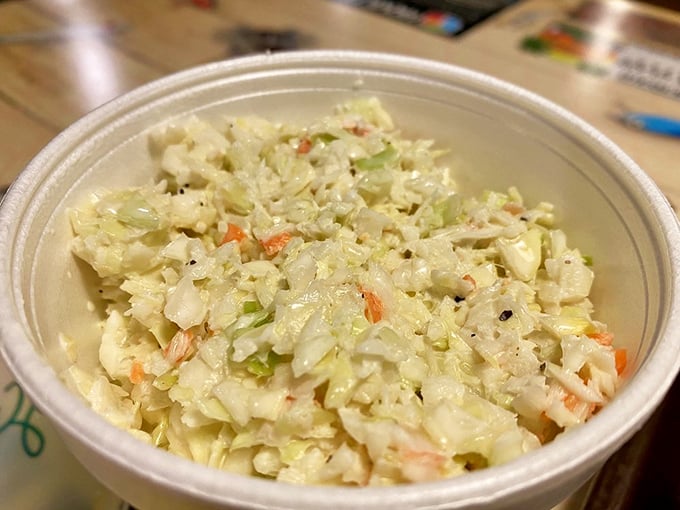 Coleslaw that doesn't know it's a side dish. Fresh, creamy, and crunchy &ndash; the unsung hero supporting every seafood star on your plate.