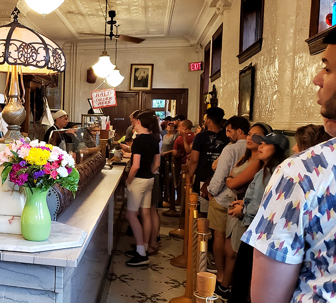 Happy faces and patient lines prove that some experiences are absolutely worth waiting for, every single time.