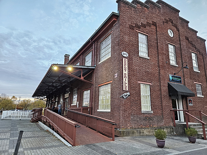 Railroad heritage meets modern dining in this atmospheric spot where history enhances every meal.