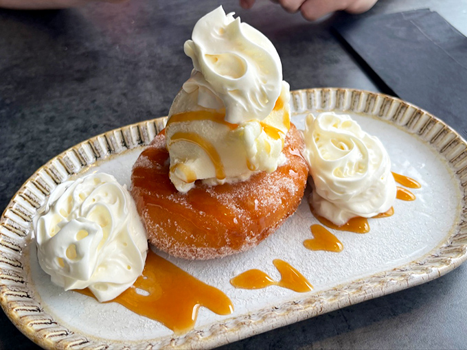 Not just a donut &ndash; it's a sugary life raft in a sea of responsibility, topped with enough whipped cream to make your inner child high-five you.