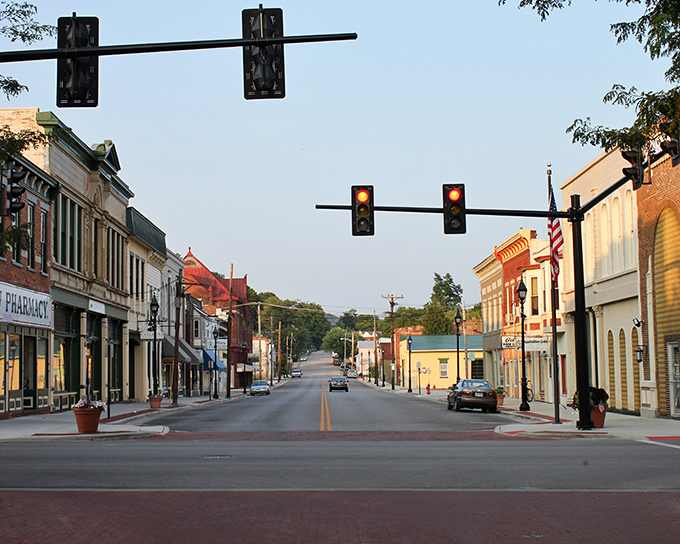 Ripley's main drag offers that rare "frozen-in-time" quality where you half expect to see a Model T puttering down the street.