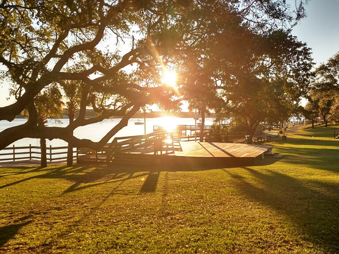Golden hour at the waterfront park, where sunsets are free but the memories are priceless&mdash;just like most things in this affordable gem.