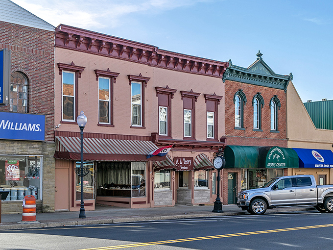 Downtown Jackson's colorful storefronts create a patchwork of awnings and architectural styles, where shopping local isn't a trend &ndash; it's tradition.