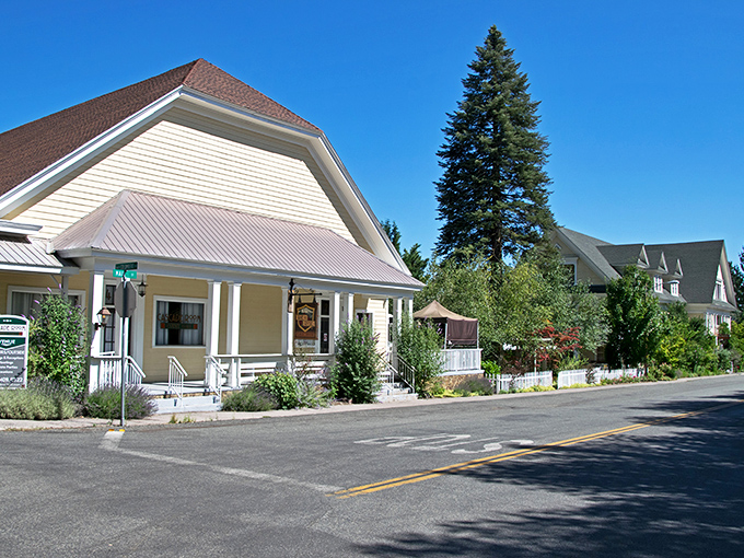 Downtown McCloud's historic buildings line sun-dappled streets where time moves slower and parking remains blissfully free &ndash; unlike your last city vacation.