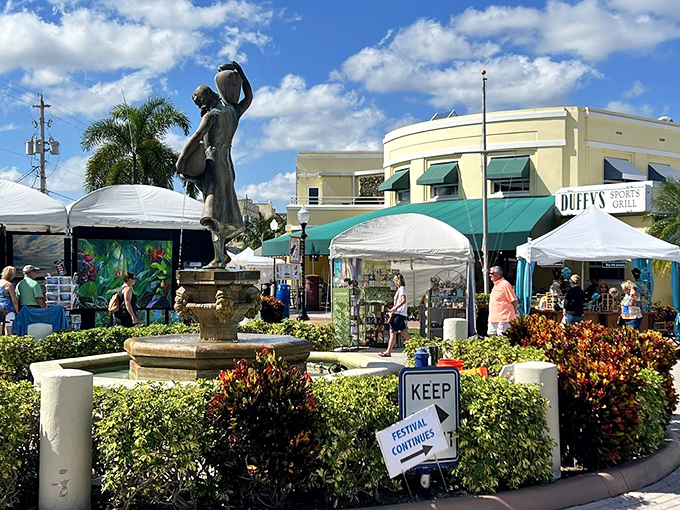 Downtown festivals in Stuart transform ordinary streets into celebration central, where shopping and socializing become Olympic sports.