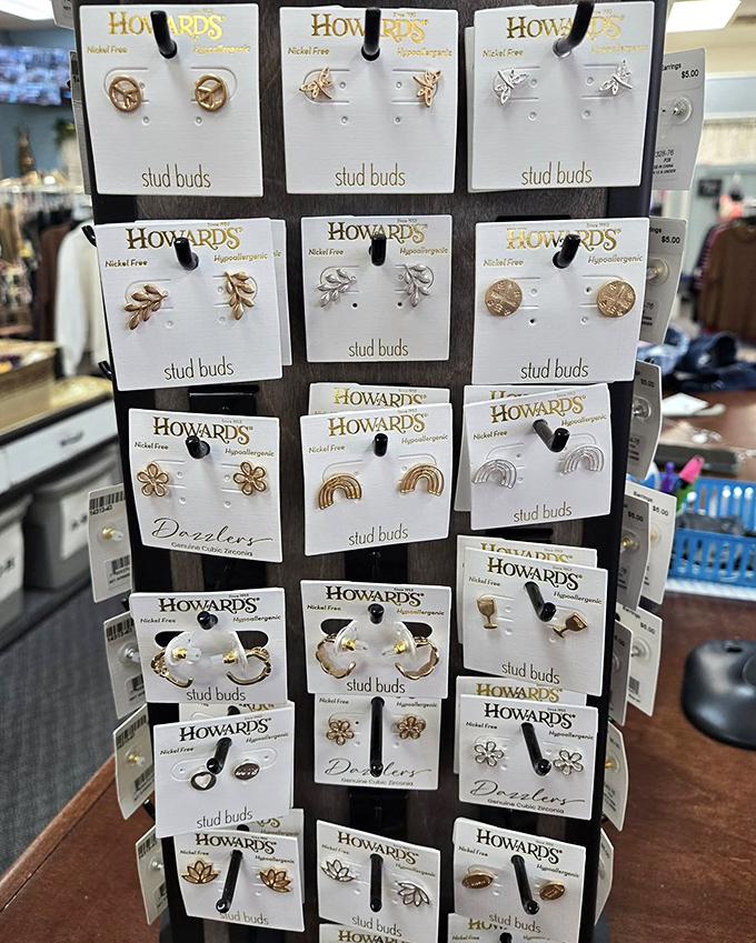 Tiny treasures with major impact. These hypoallergenic earrings prove you don't need pierced ears or deep pockets to make a fashion statement.