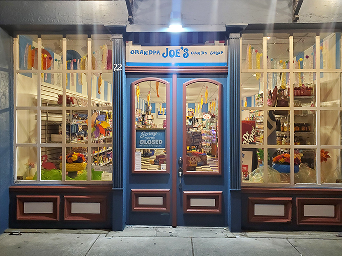 As evening falls, the shop glows like a beacon of sweetness, promising tomorrow will bring another day of candy-coated adventures.