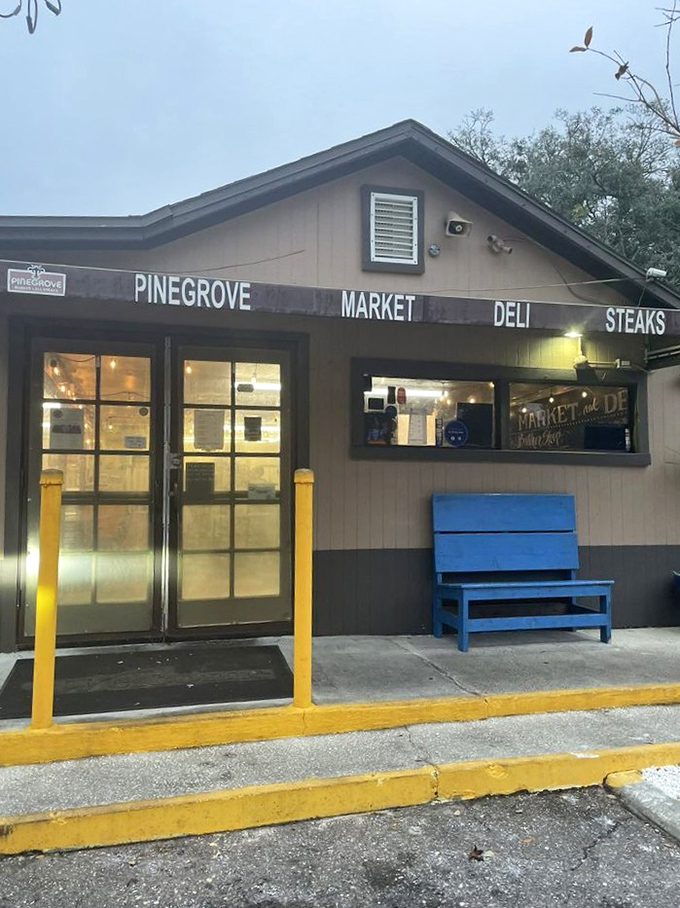 The blue bench outside might be the most optimistic seat in Jacksonville&mdash;a place to rest while anticipating the delicious rewards that await inside.