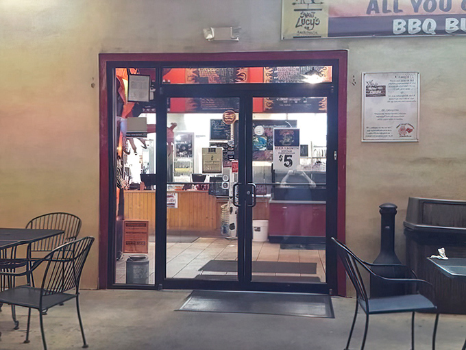 This entrance doesn't just lead to a restaurant&mdash;it's a portal to a world where smoke, meat, and time create edible magic.