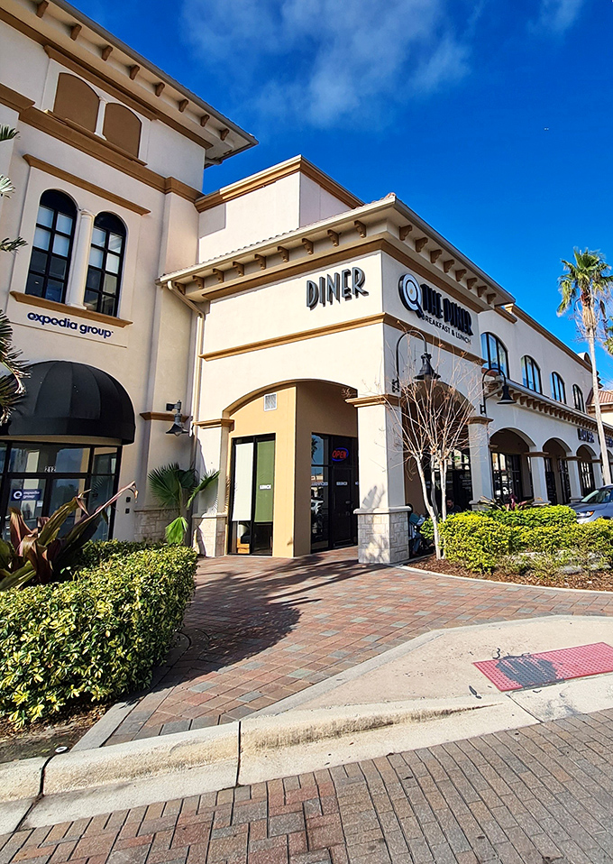 A Mediterranean-inspired exterior that promises culinary delights within&mdash;like finding a European caf&eacute; in Orlando's backyard.