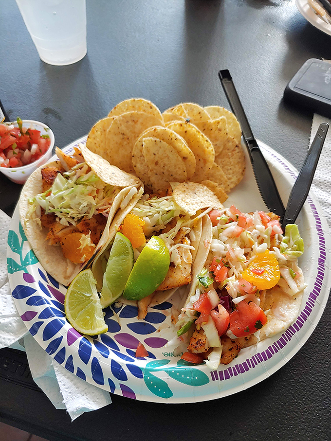 Fish tacos that tell the perfect Florida story &ndash; fresh catch, bright citrus, and enough color to rival a Key West sunset.
