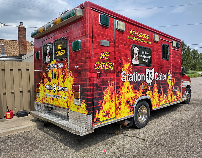 When the food's too good to stay in one place! Station 43's catering truck brings those famous wings and more to events throughout Ohio.