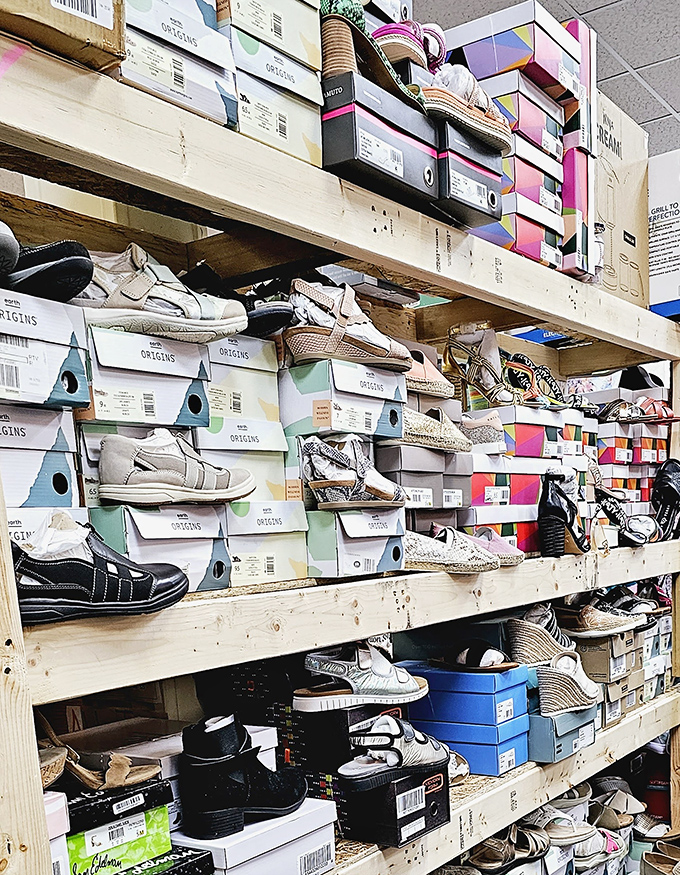 Footwear finds for every occasion line these shelves – because sometimes the perfect pair of shoes is the one with history.