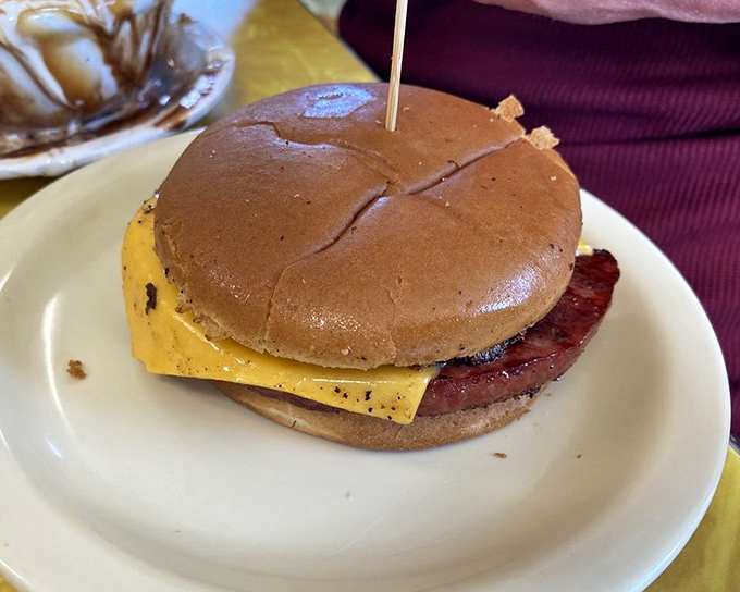 The humble bologna sandwich gets its moment in the spotlight, proving that childhood classics can still make grown-ups weak in the knees.