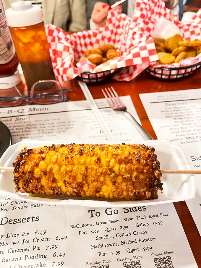 Golden corn nuggets that prove vegetables can party too, especially when they're dressed for the occasion.